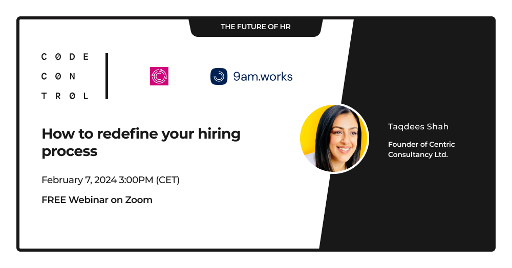 CodeControl | Webinar: How to redefine your hiring process
